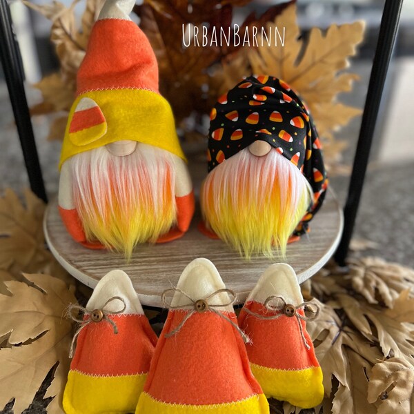 Candy Corn Gnome - Etsy