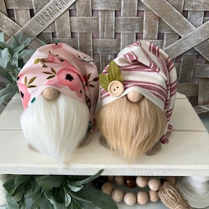 Farmhouse Gnomes, Neutral Spring Farmhouse Gnomes, Tier Tray Farmhouse ...