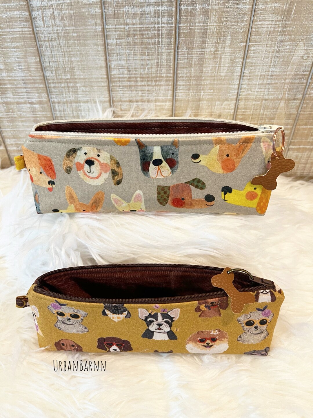 Dachshund Pouch Bag, Dog Pet Gifts, Makeup Dog Bag, Dog Print Pencil ...