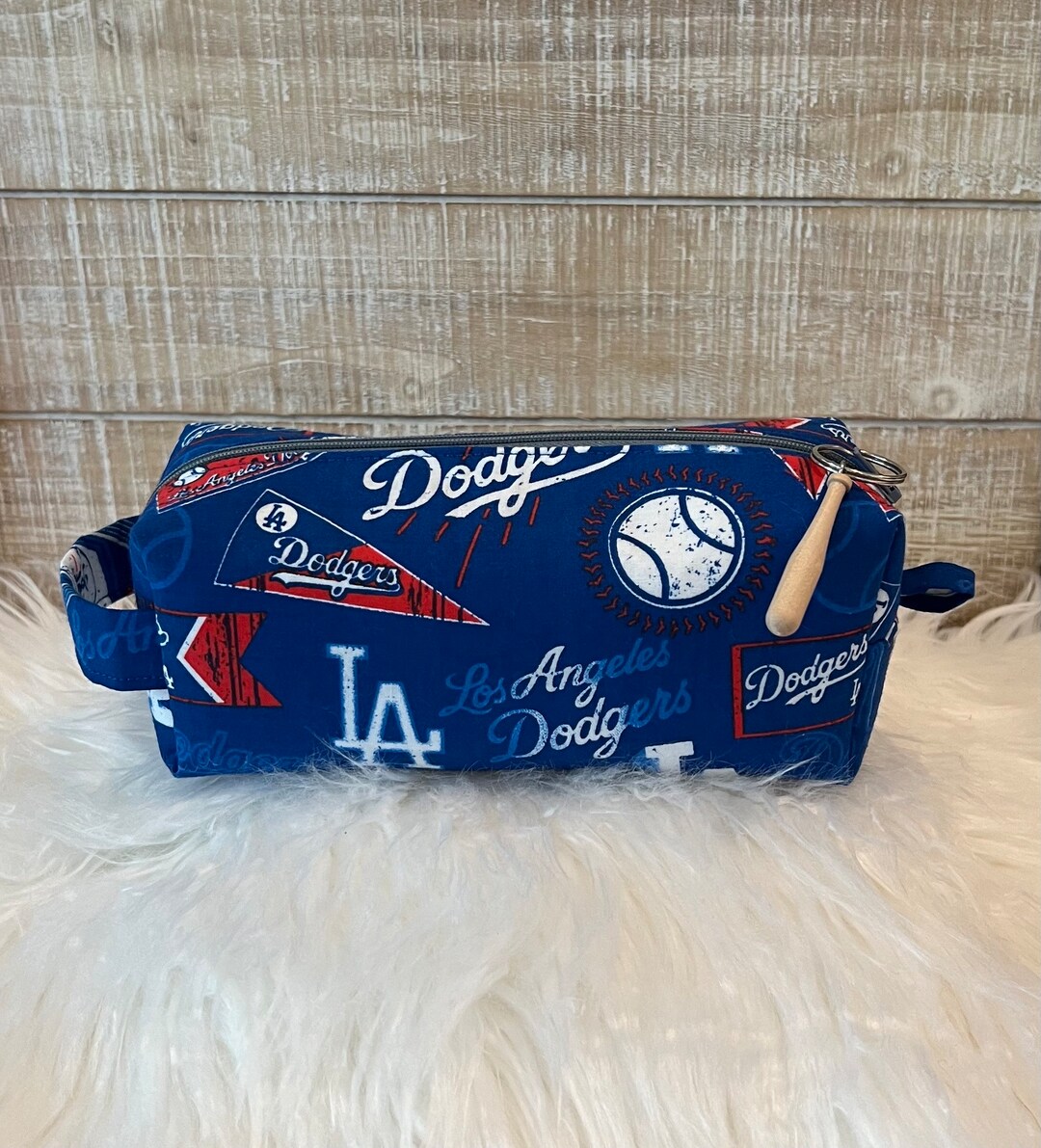 Los Angeles Dodgers Boxy Bag - Cosmetic Pouch - Dodgers Accessory Pouch ...