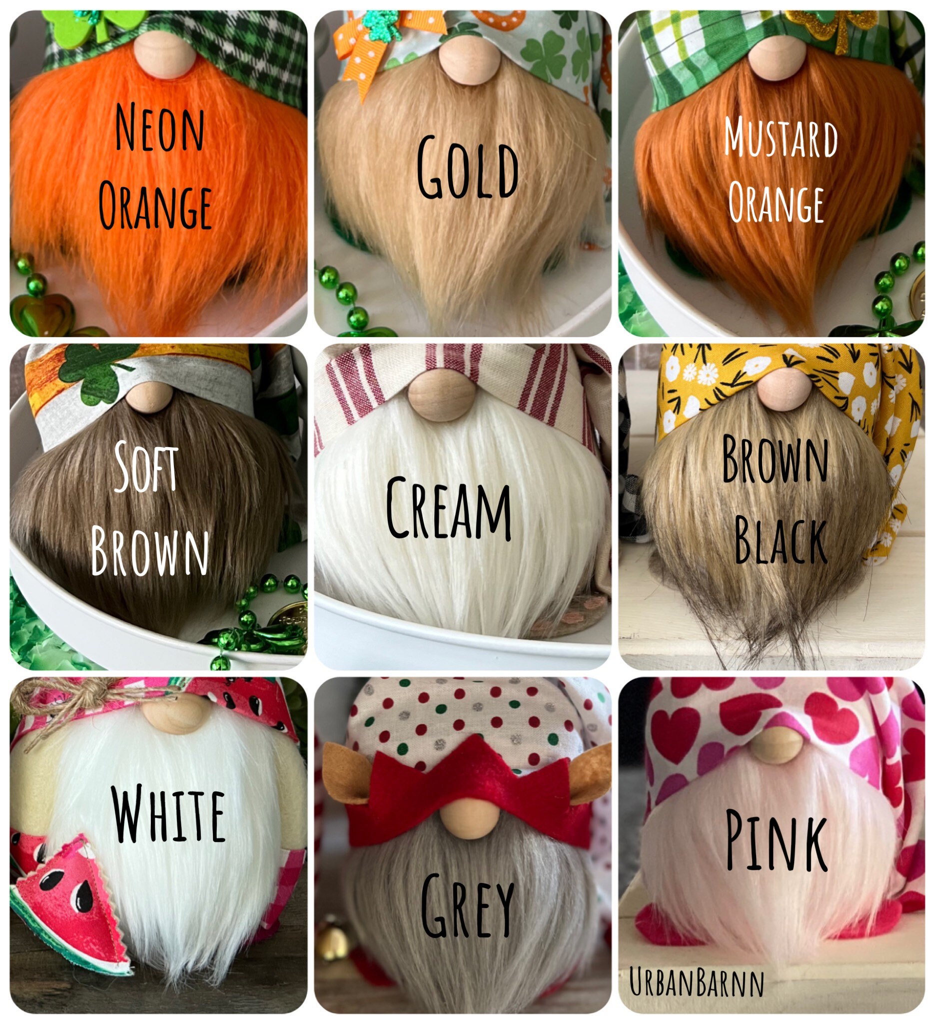 St. Patrick's Day Slouchy Hat Gnome Shamrock Gnome - Etsy