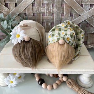 Spring Farmhouse Gnomes, Neutral Farmhouse Gnomes, Tier Tray Farmhouse ...