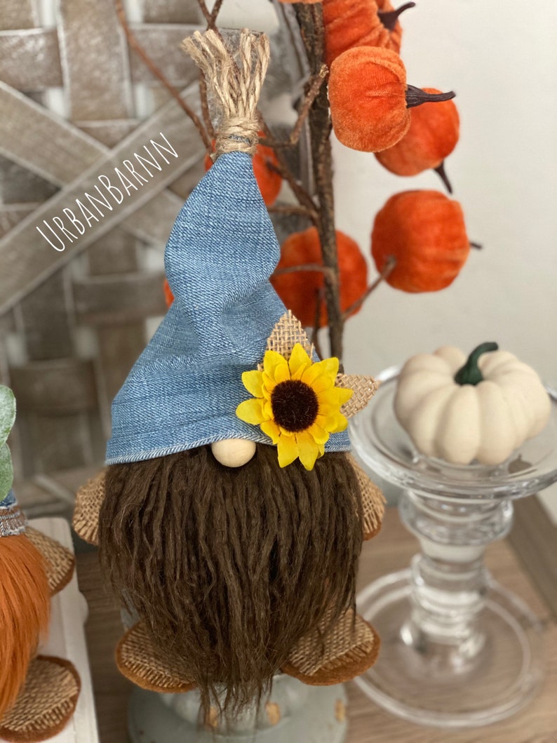 Fall Denim Gnome Collection Autumn Gnomes Jean Gnomes Denim - Etsy