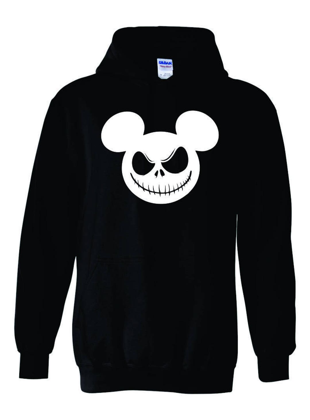 Jack Skeleton Mickey Hooded Sweatshirt - Etsy