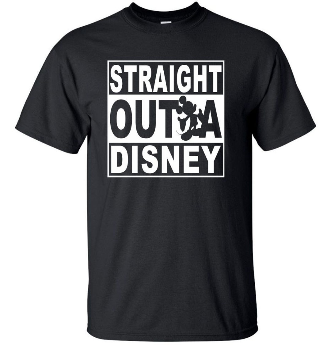 Straight Outta Disney Minni or Mickey... T-shirt - Etsy