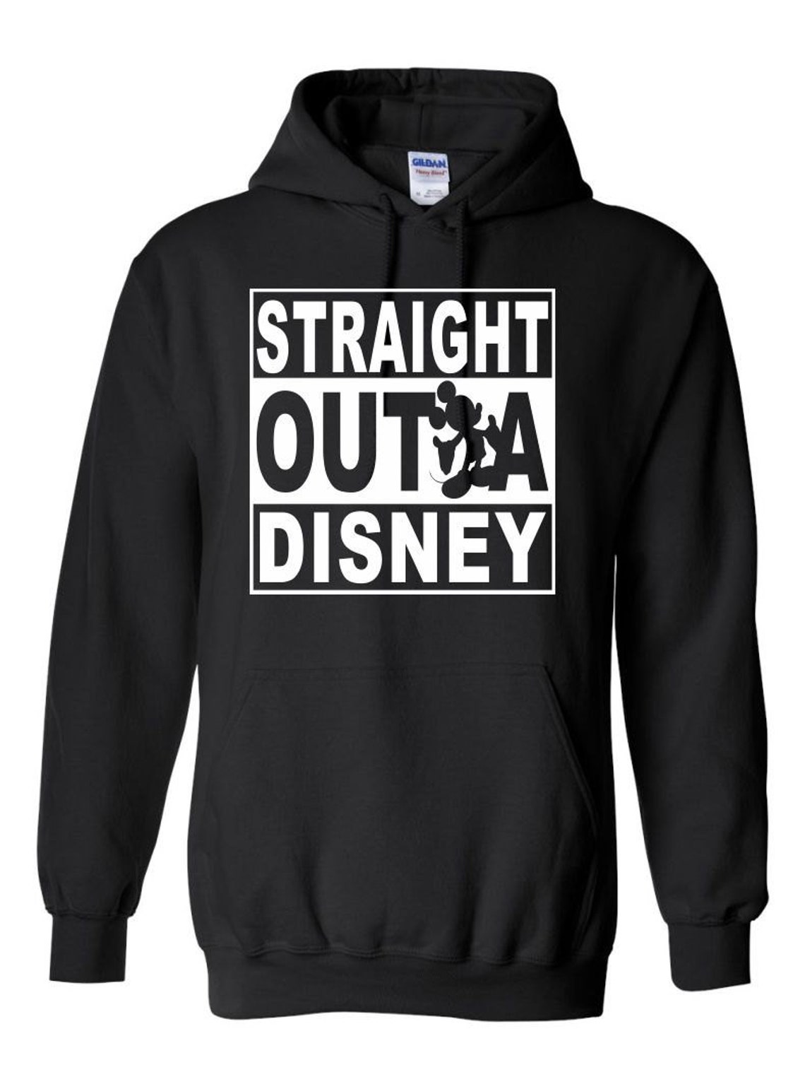 Straight Outta Disney... Hoodie - Etsy