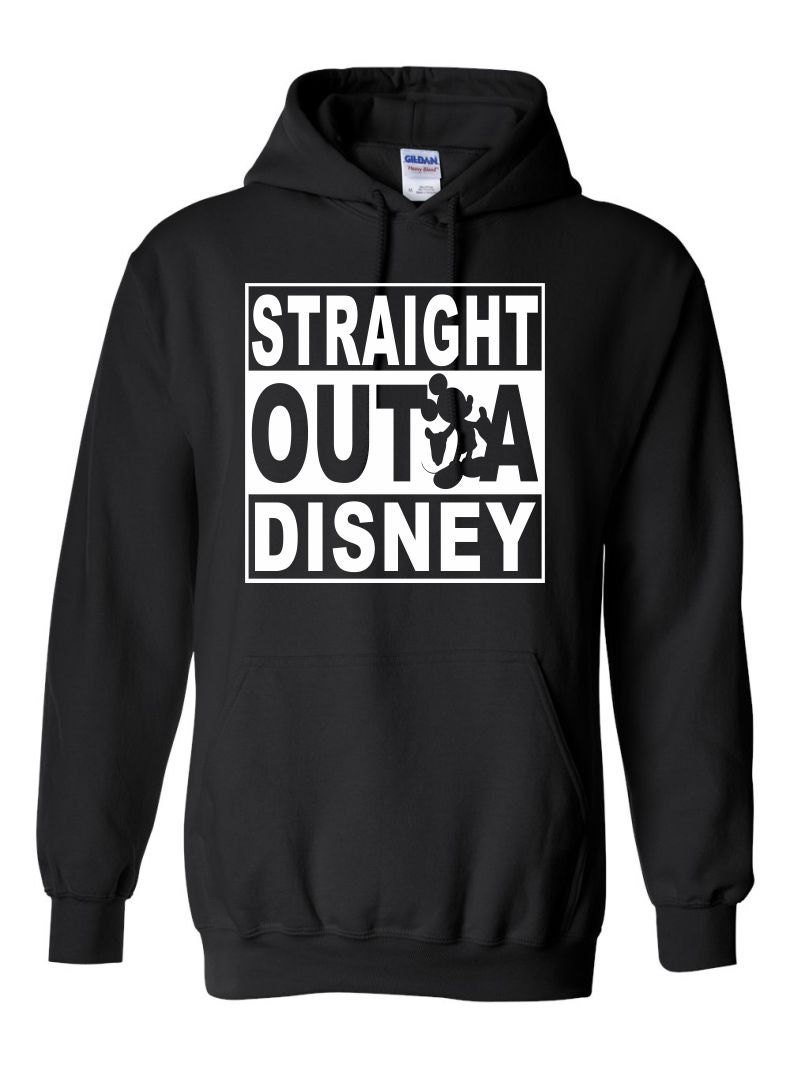 Straight Outta Disney... Hoodie | Etsy