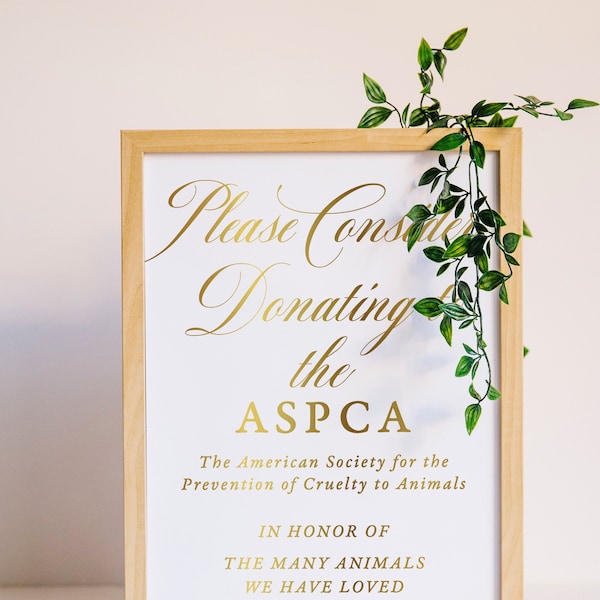 Donation Sign - Etsy