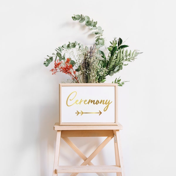 Arrow Wedding Signs - Etsy