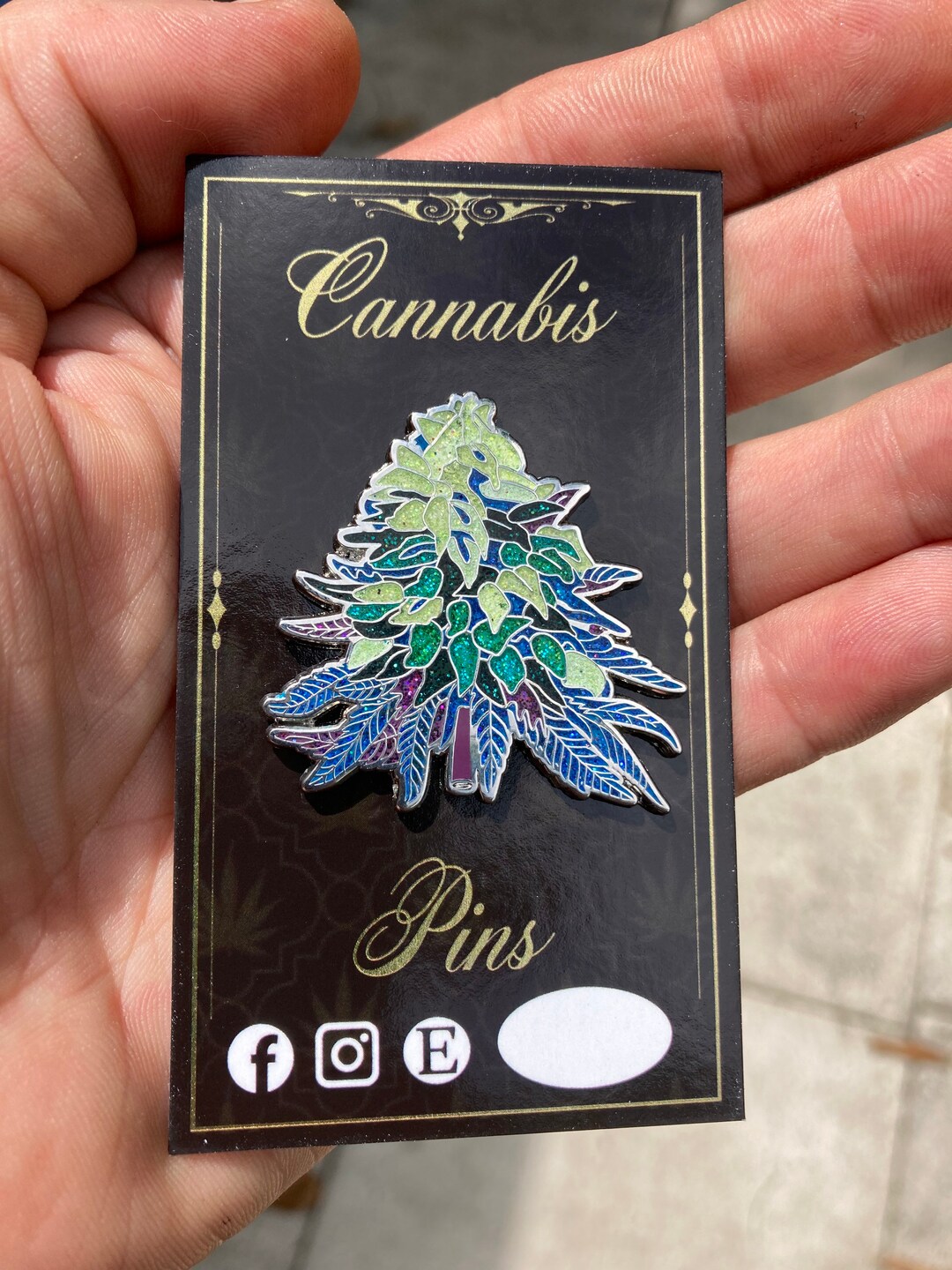 Blue Cheese - Cannabis Nug Pin 10th Harvest Kind Bud, Chronic, Herb ...