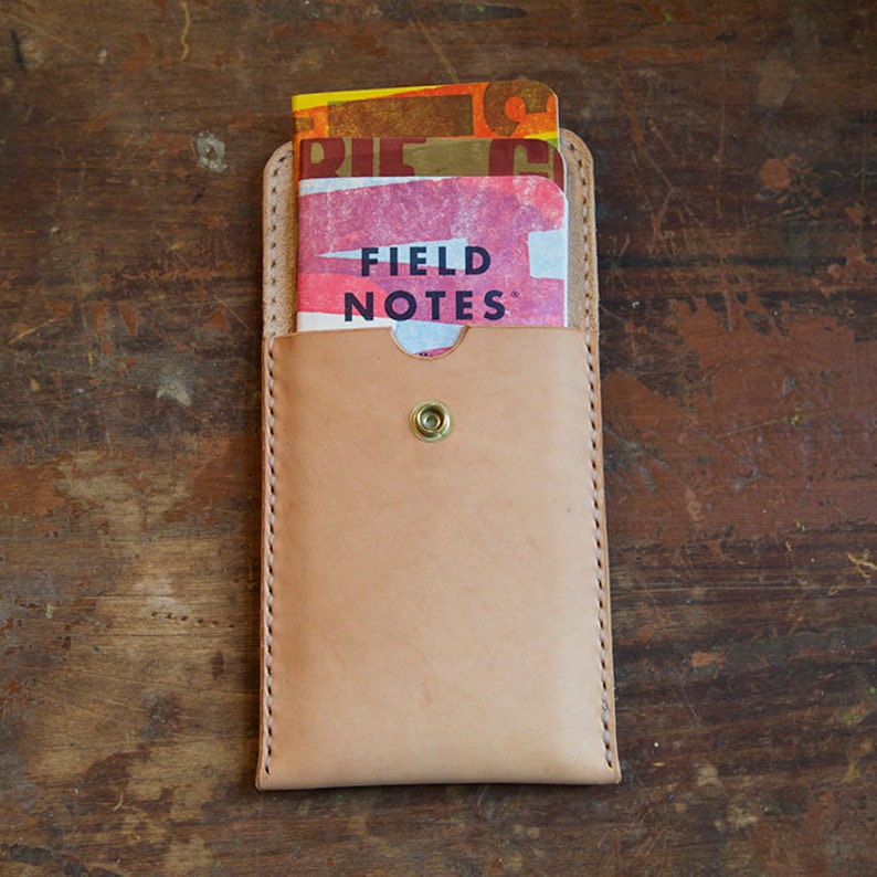 3 Field Notes Leather Pouch - Etsy