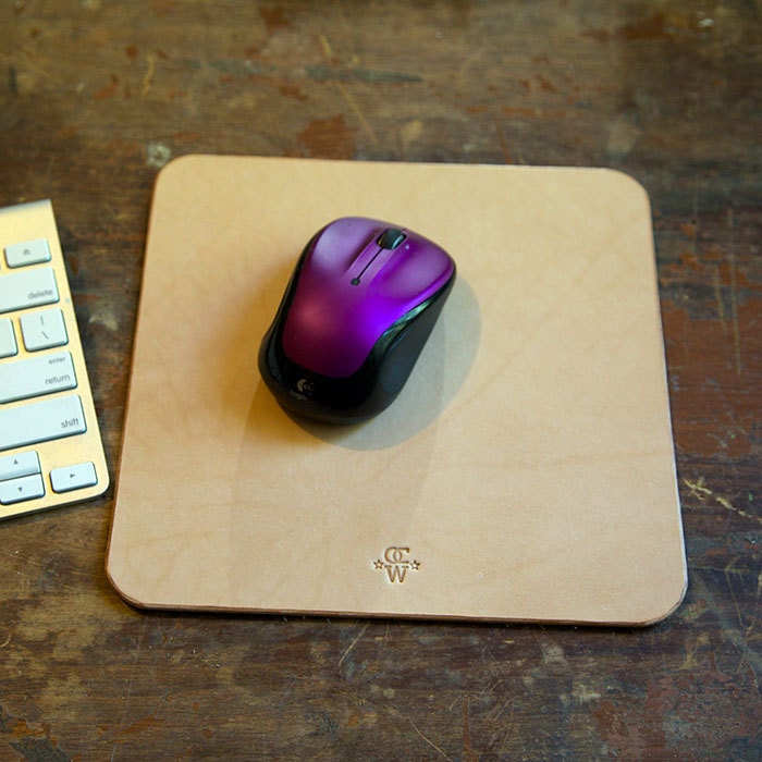 Leather Mouse Pad - Etsy