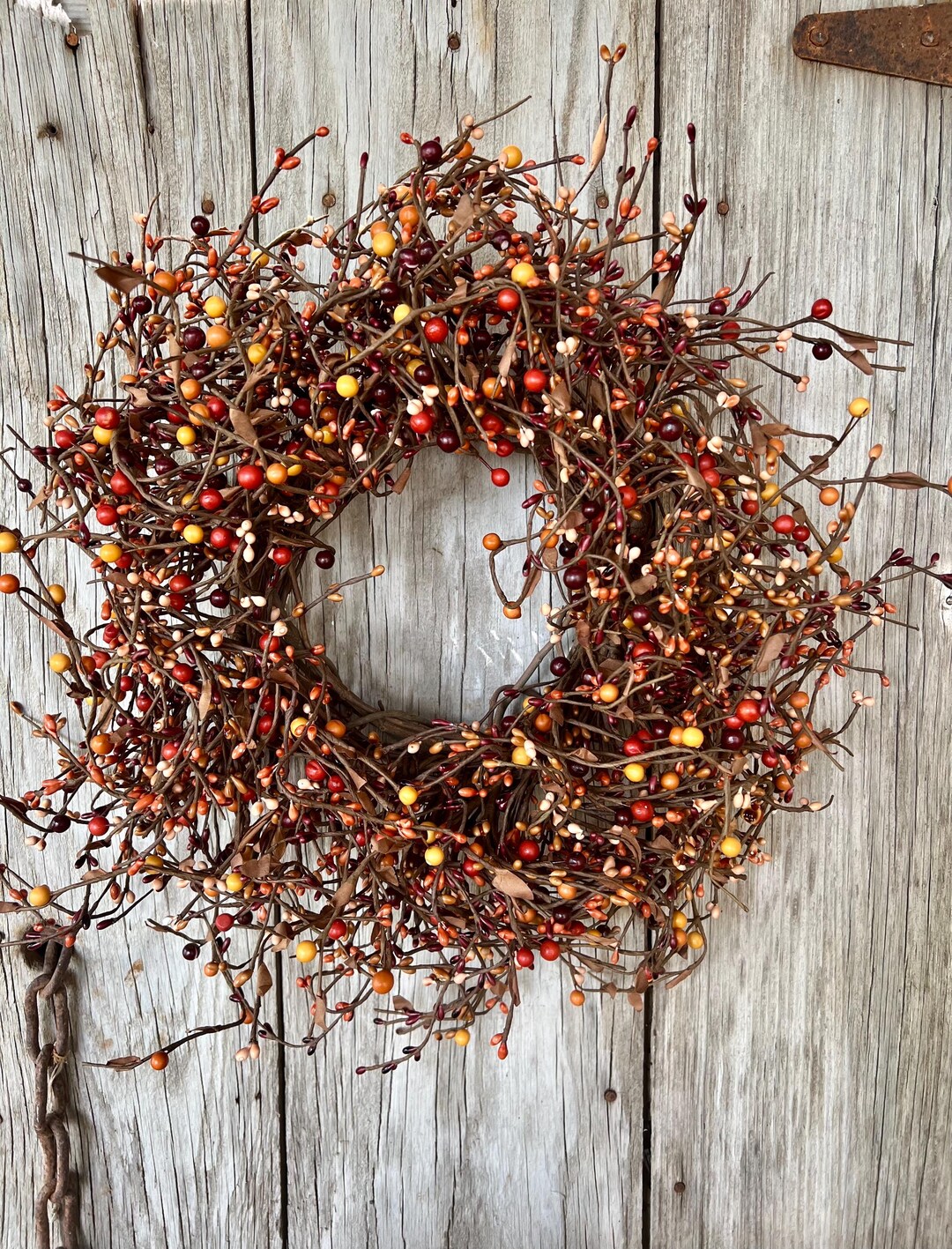Extra Large Fall Pip Berry Wreath: Rustic Autumn Decor - Etsy