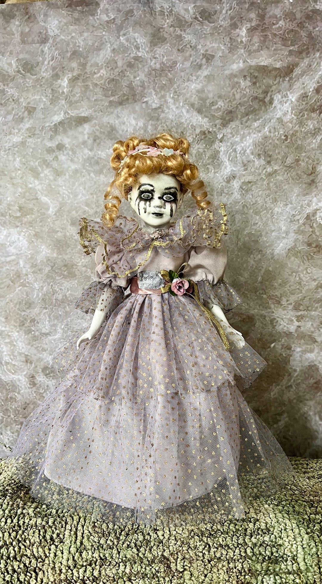 Creepy Horror Doll Morgan, Goth Doll, Spooky Doll, OOAK, Haunted Doll ...