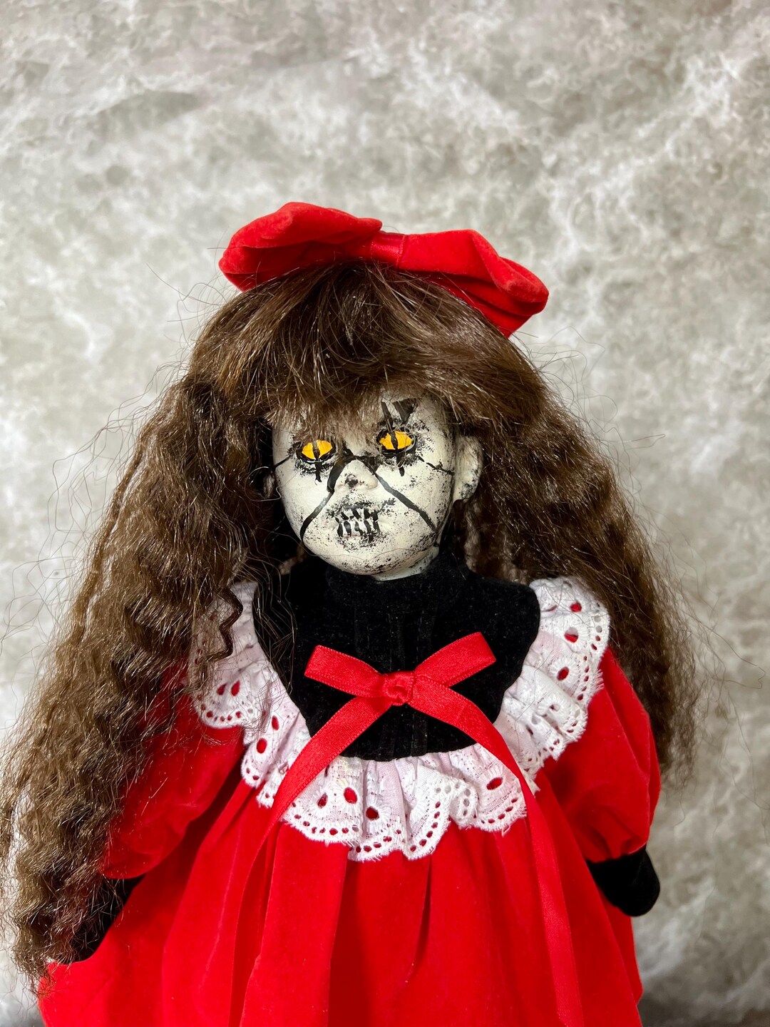 Creepy Horror Doll Nicole, Goth Doll, Spooky Doll, OOAK, Haunted Doll ...