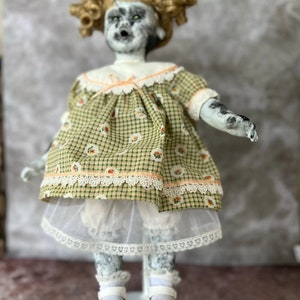 Creepy Horror Doll Samantha, Goth Doll, Spooky Doll, OOAK, Haunted Doll ...