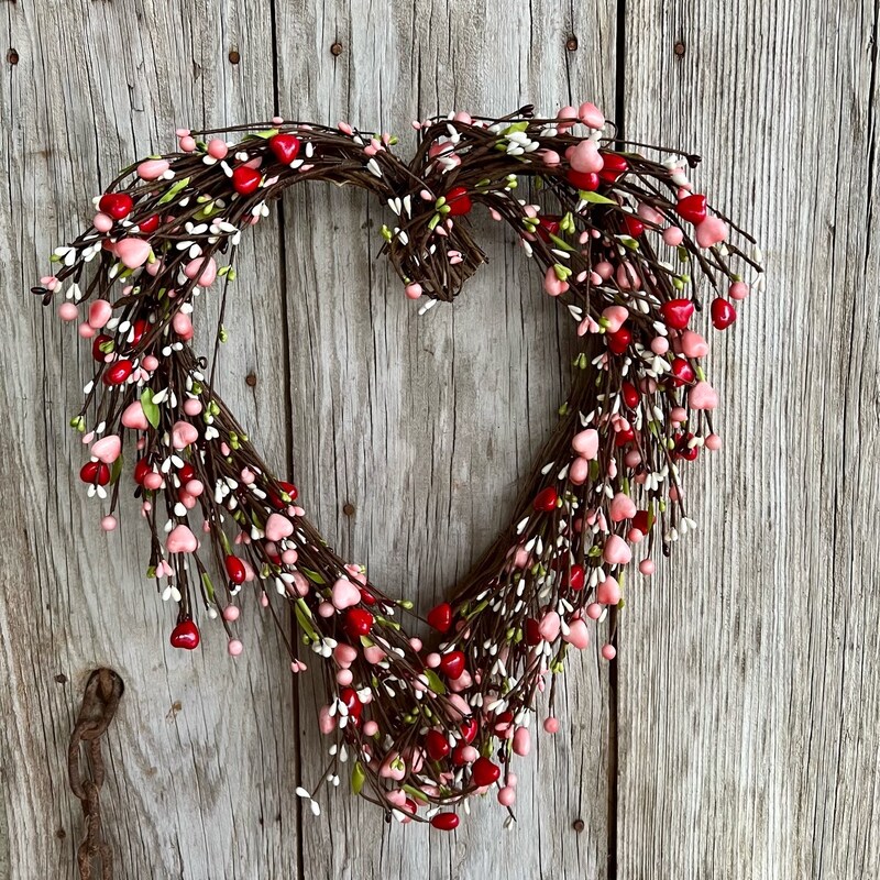Heart Shaped Wreath - Etsy
