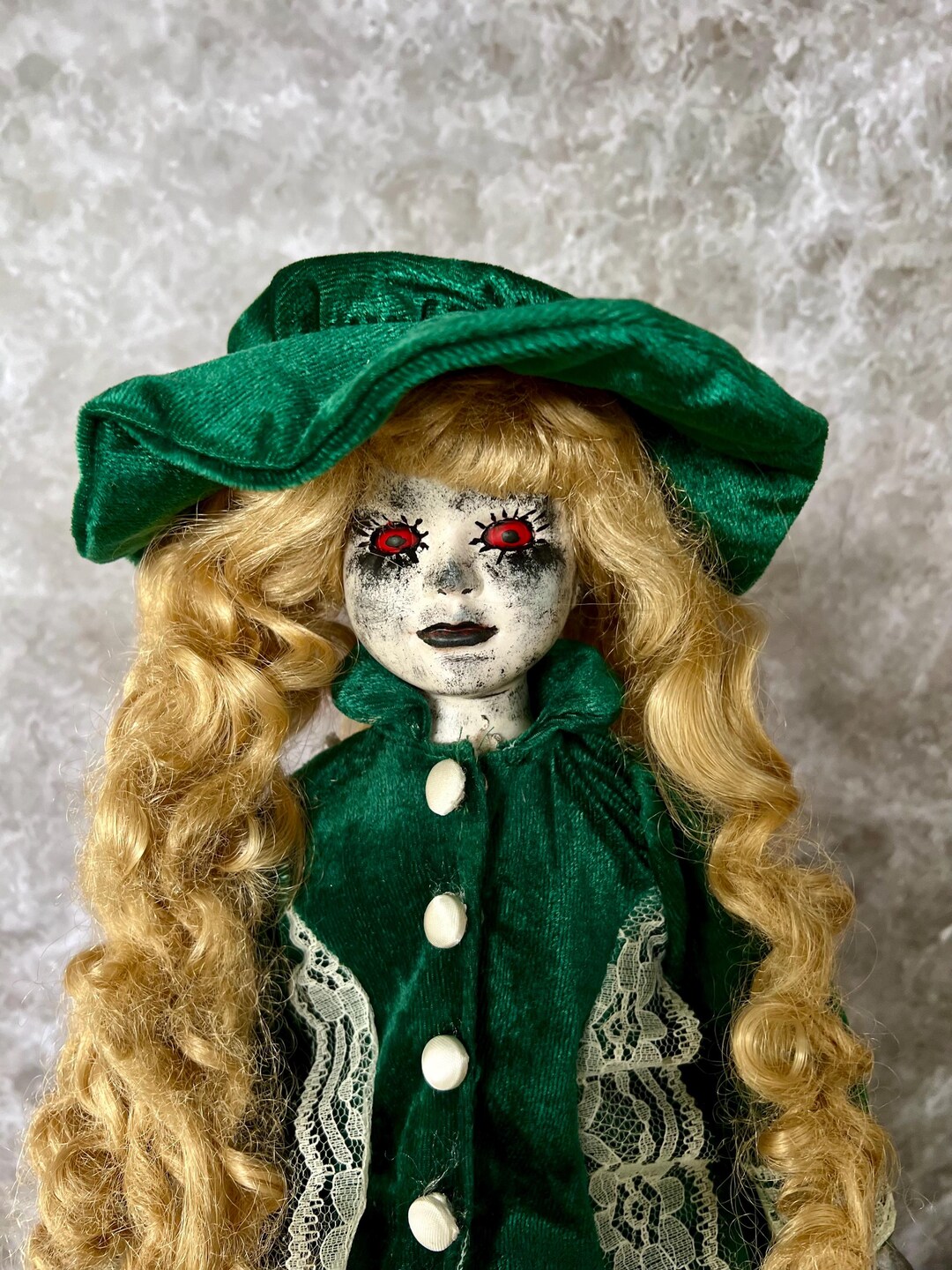 Creepy Horror Doll Allison, Goth Doll, Spooky Doll, OOAK, Haunted Doll ...
