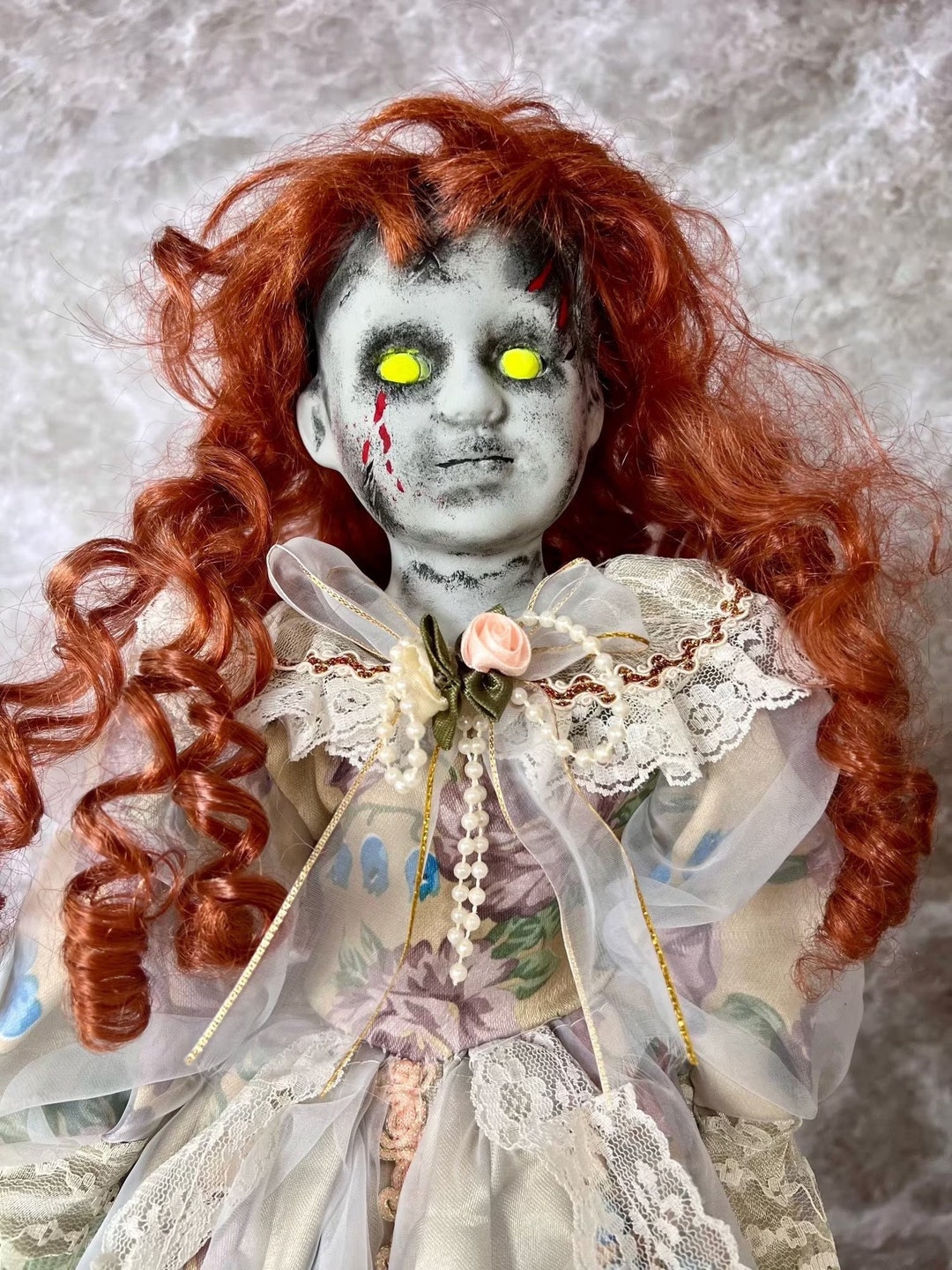 Creepy Horror Doll Sarah, Goth Doll, Spooky Doll, OOAK, Haunted Doll ...