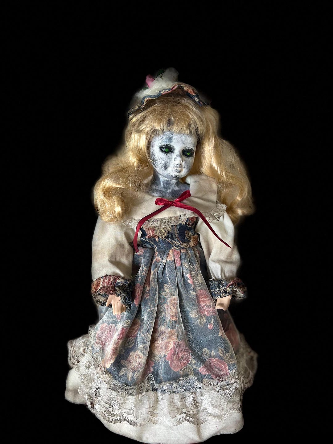 Creepy Horror Doll Carol, Goth Doll, Spooky Doll, OOAK, Haunted Doll ...