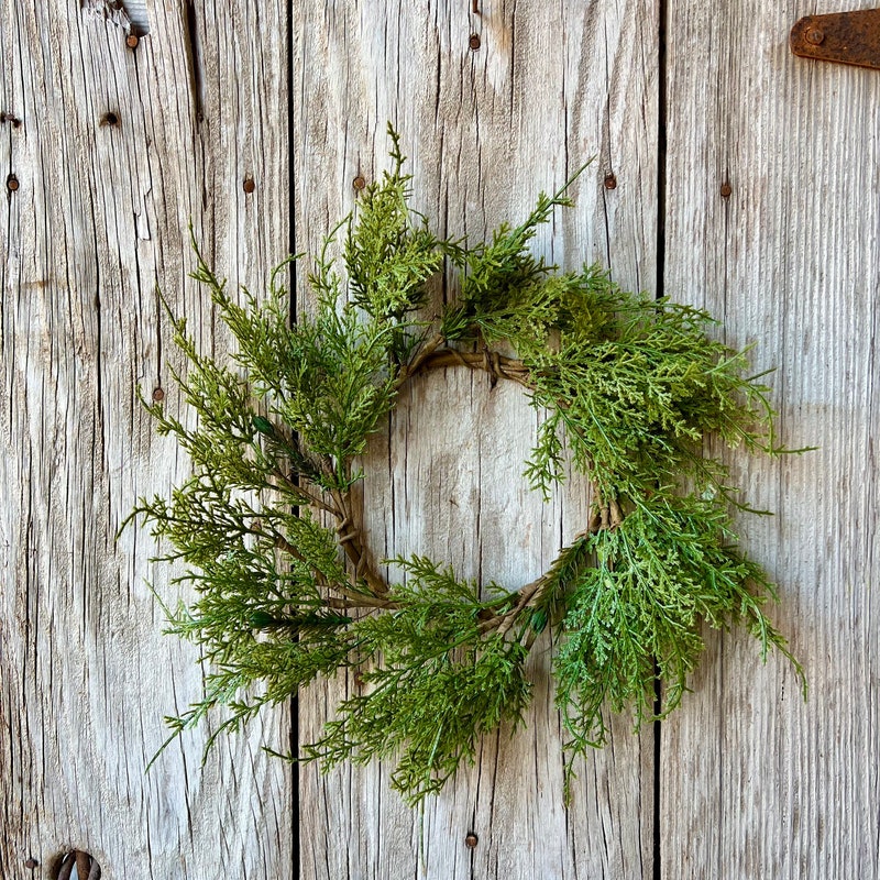 Cedar Wreath - Etsy