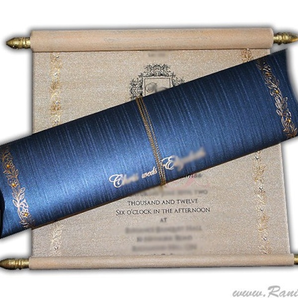 Scroll Invitations - Etsy
