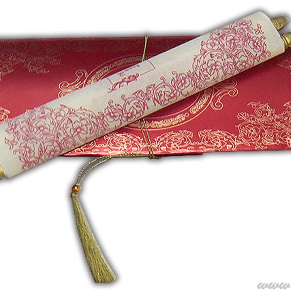 Scroll Invitations - Etsy
