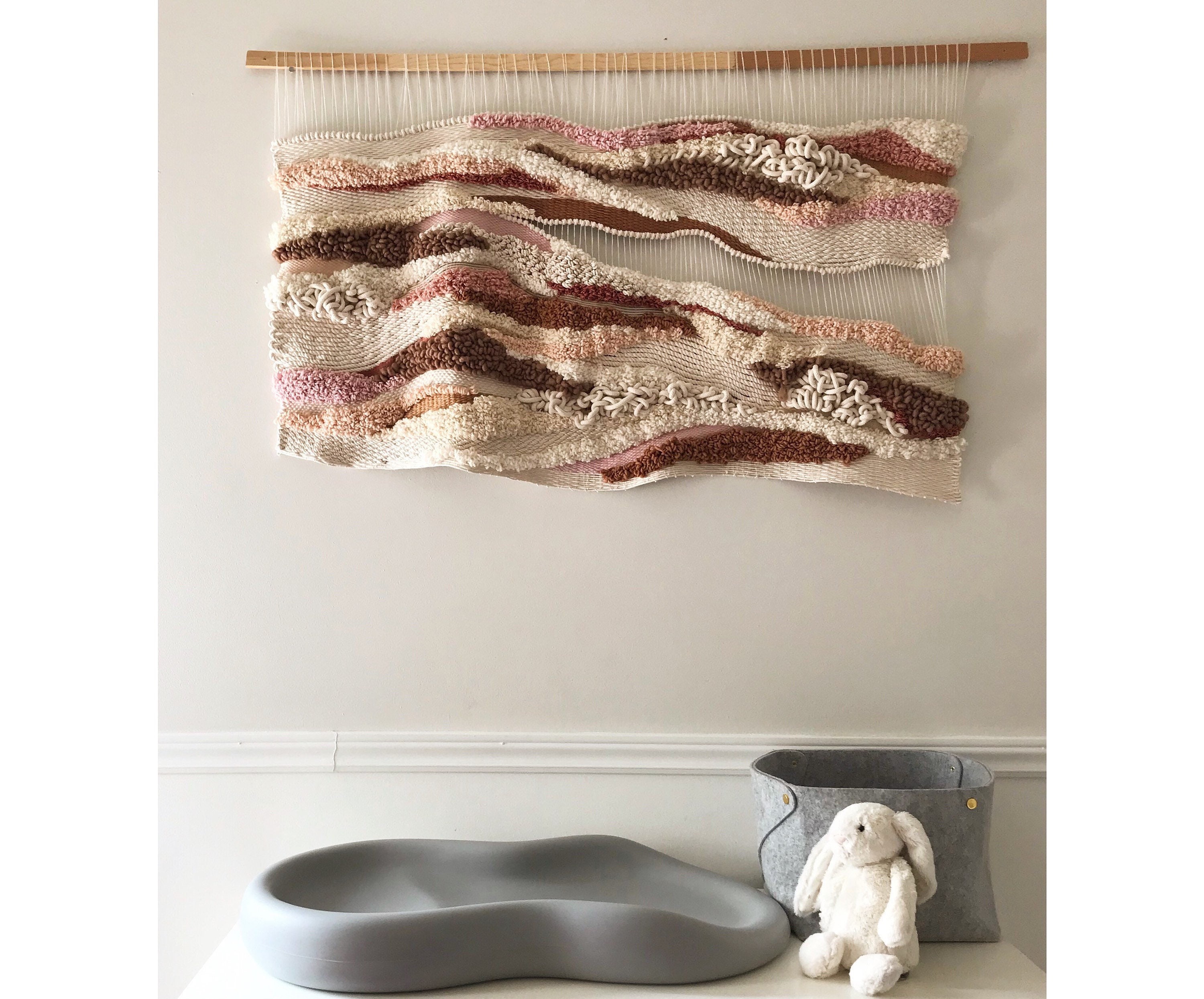 Large Custom Rope and Wool Weaving - Etsy