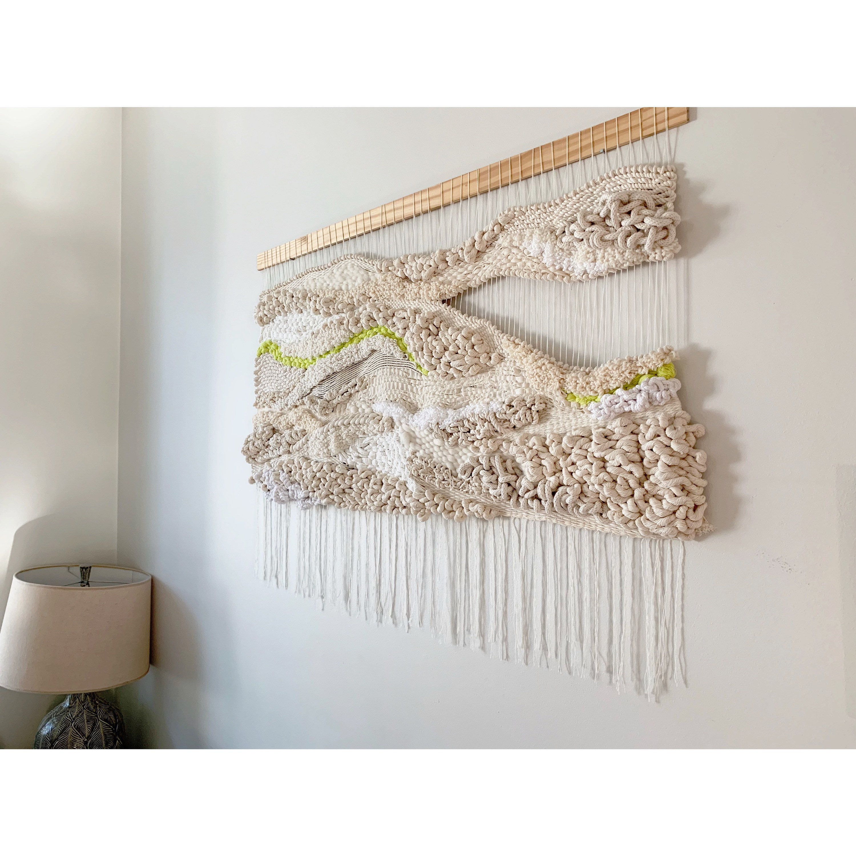 Large Custom Rope and Wool Weaving - Etsy