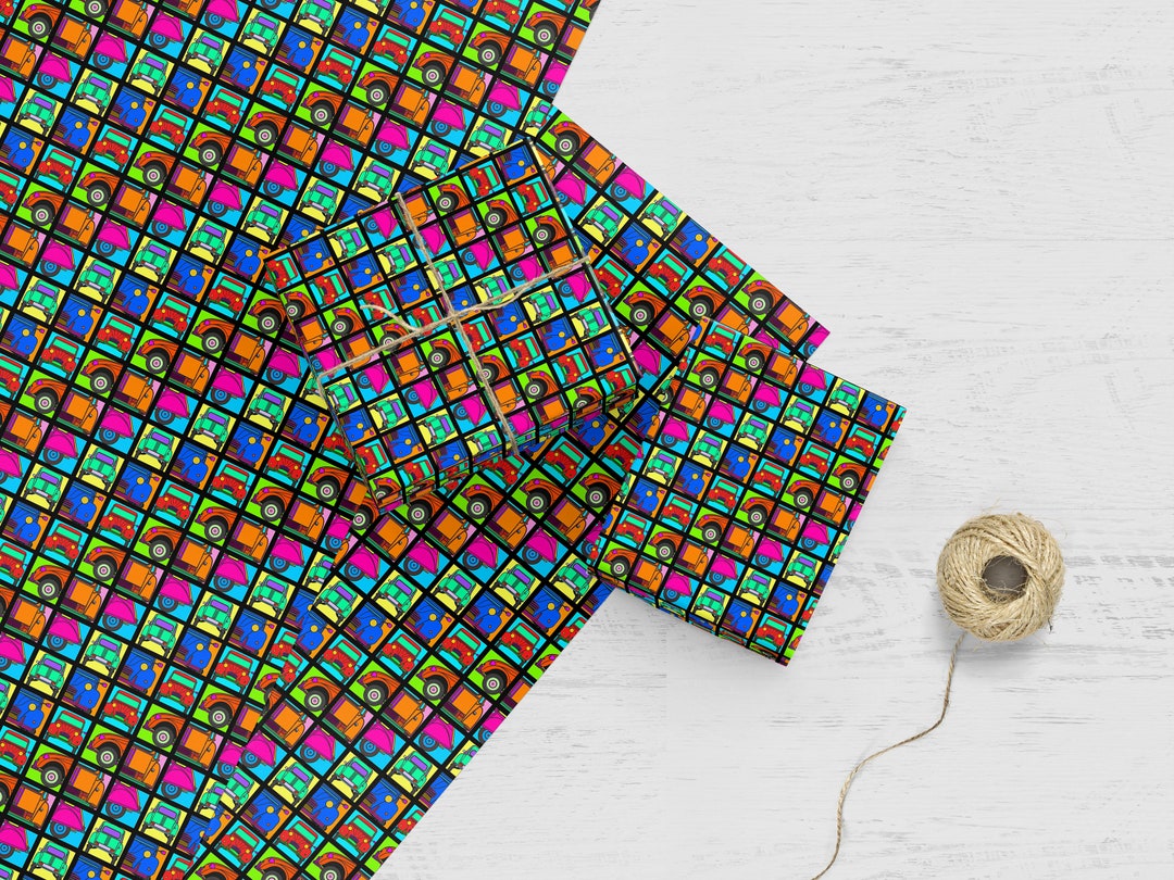 Citroen Retro Wrapping Paper 2CV - Etsy