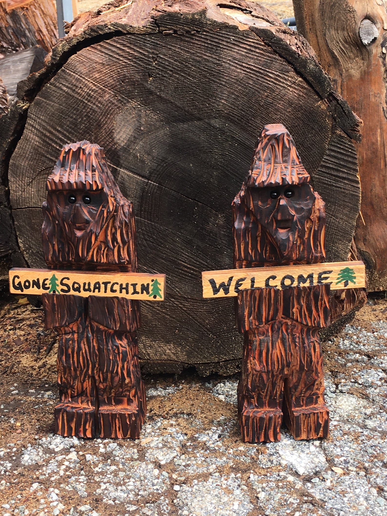 Sasquatch Bigfoot Chainsaw Carved 19” - Etsy