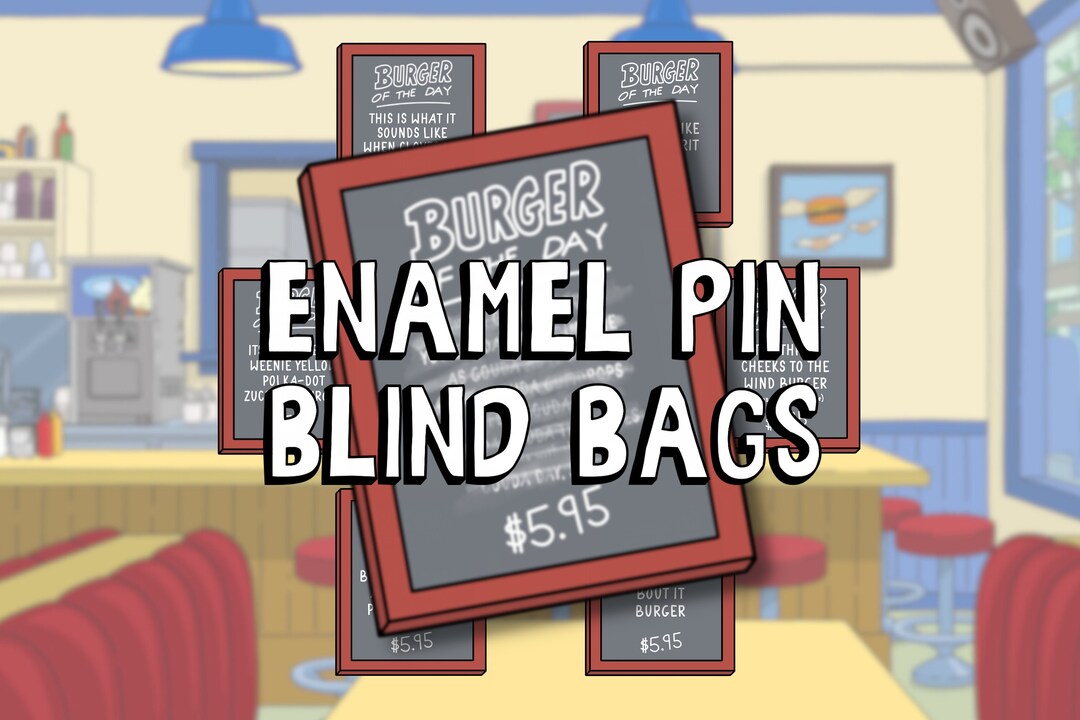 BOTD Blind Packs: Bob's Burgers Themed Enamel Lapel Pins [wave Two] - Etsy