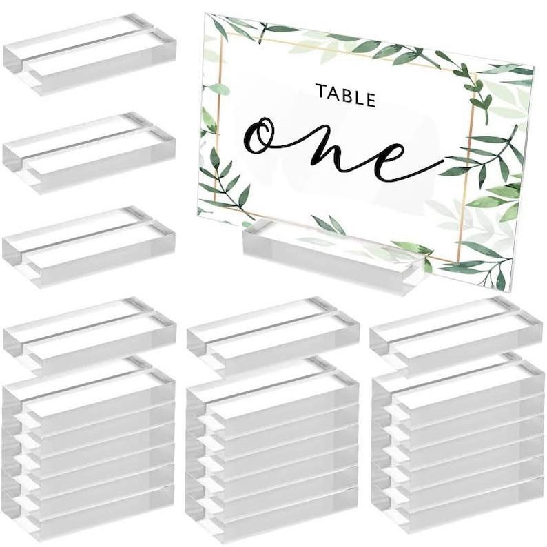 Acrylic Stand for Wedding Signs | Acrylic Sign Base | Acrylic Sign ...