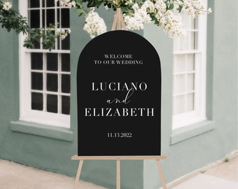 Arched Wedding Sign - Etsy