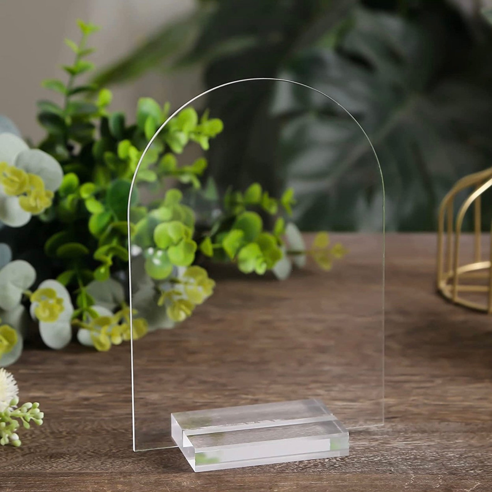 Acrylic Stand for Wedding Signs Acrylic Sign Base Acrylic Sign Block ...