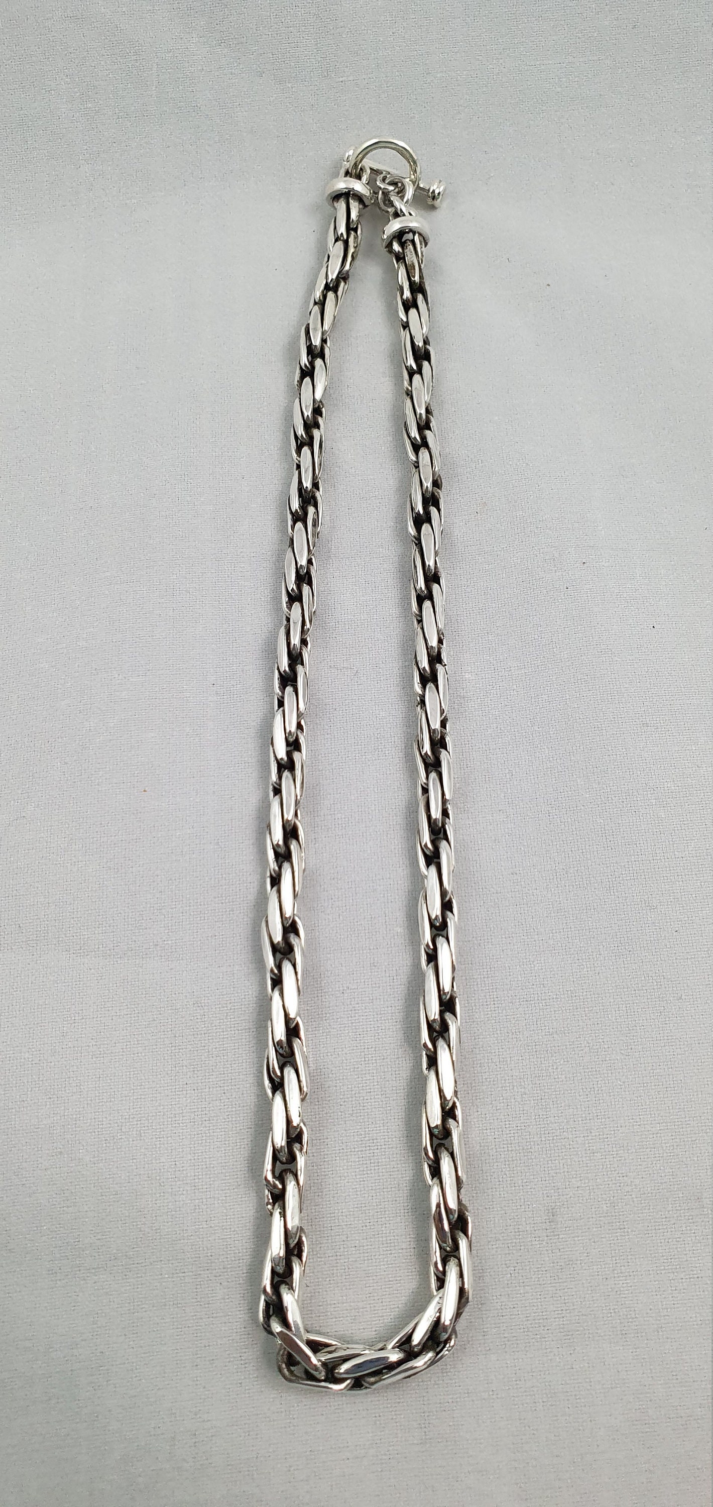 Men 925 Sterling Silver heavy rope chain link handmade | Etsy