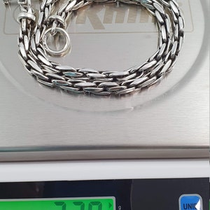 Men 925 Sterling Silver Heavy Rope Chain Link Handmade - Etsy Hong Kong