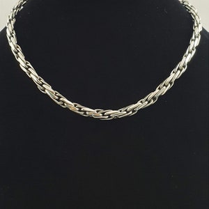 Men 925 Sterling Silver Heavy Rope Chain Link Handmade - Etsy Hong Kong