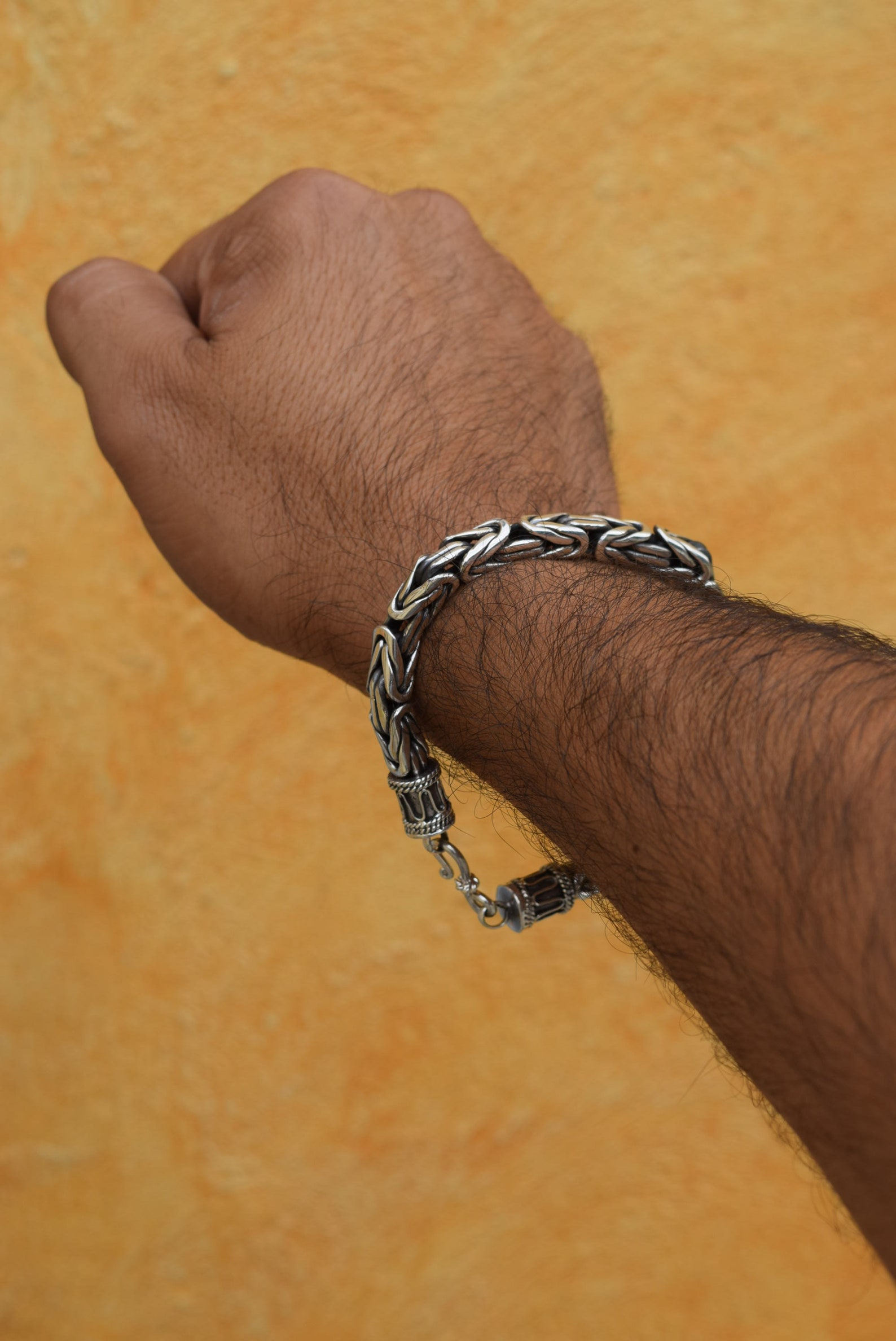 Men .925 Sterling Silver Heavy Bali Bracelet Handmade. - Etsy