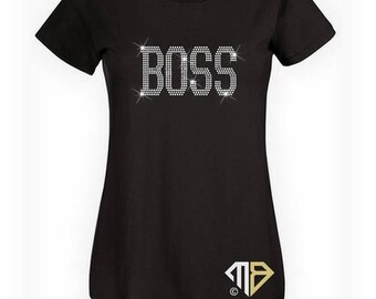 Rhinestone t shirt | Etsy