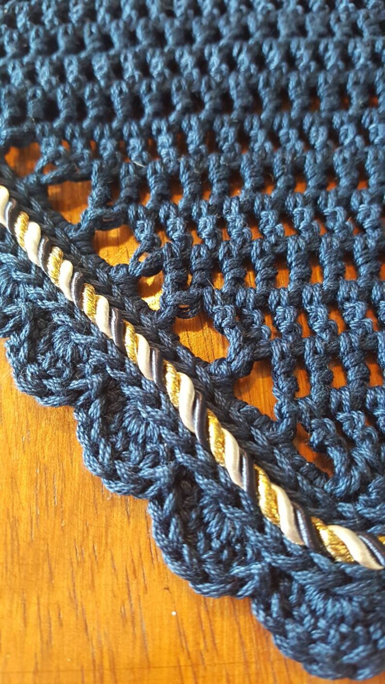 Navy Blue Horse Fly Bonnet / Fly Veil / Horse Ear Bonnet with | Etsy