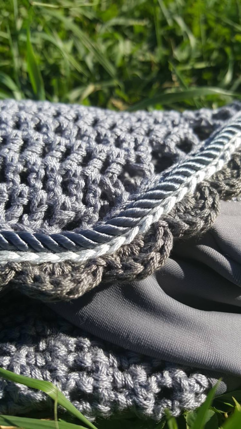 Grey Horse Fly Bonnet / Fly Veil / Horse Ear Bonnet With - Etsy