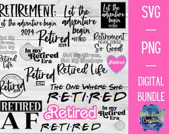Retirement SVG PNG, Retired Svg Png, Retiring Svg, Retirement Gift ...