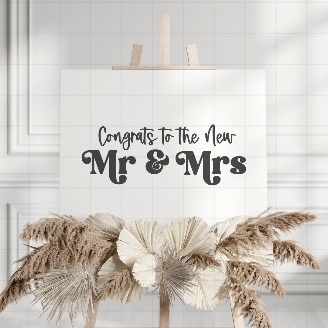 Wedding Welcome SVG PNG, Mr and Mrs Svg, Welcome to Our Wedding Svg ...