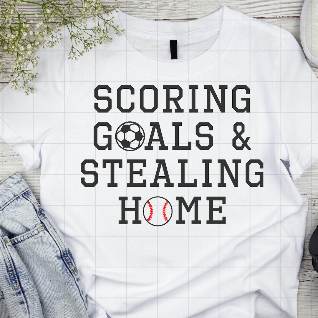 Soccer Ball/baseball Split SVG, Baseball & Soccer Svg, Cool Baseball ...