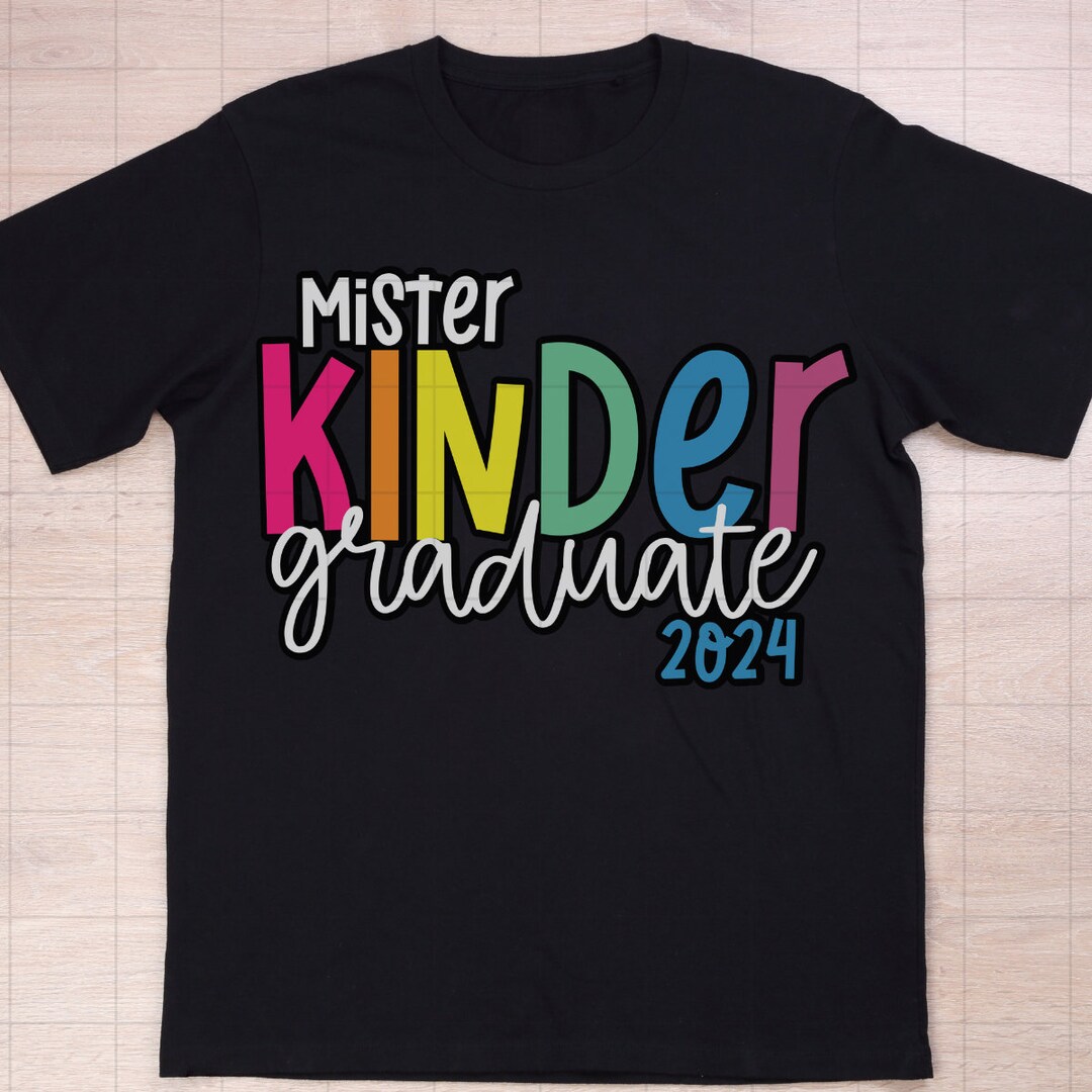 Class of 2024 SVG PNG, Kindergarten Graduation Svg Png, Kinder Grad Svg ...
