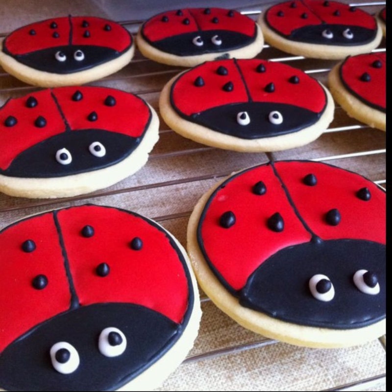 Ladybug Cookies - Etsy