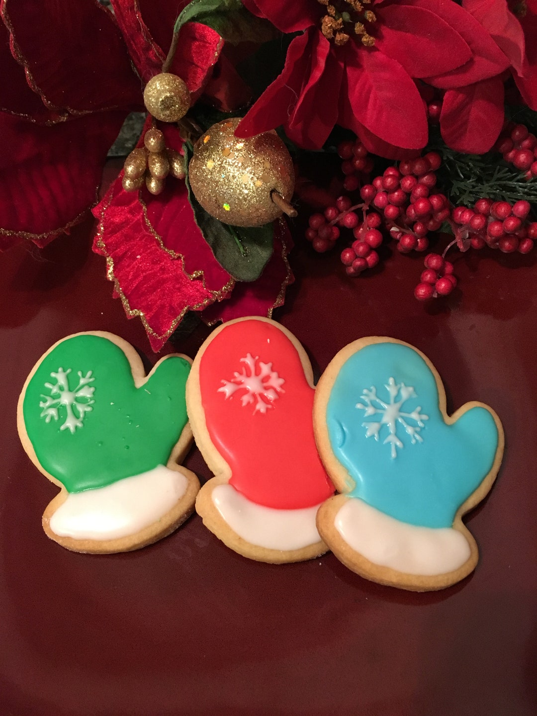 Christmas/new Year Cookies---home Mde Vanilla Sugar Cookies--royal ...