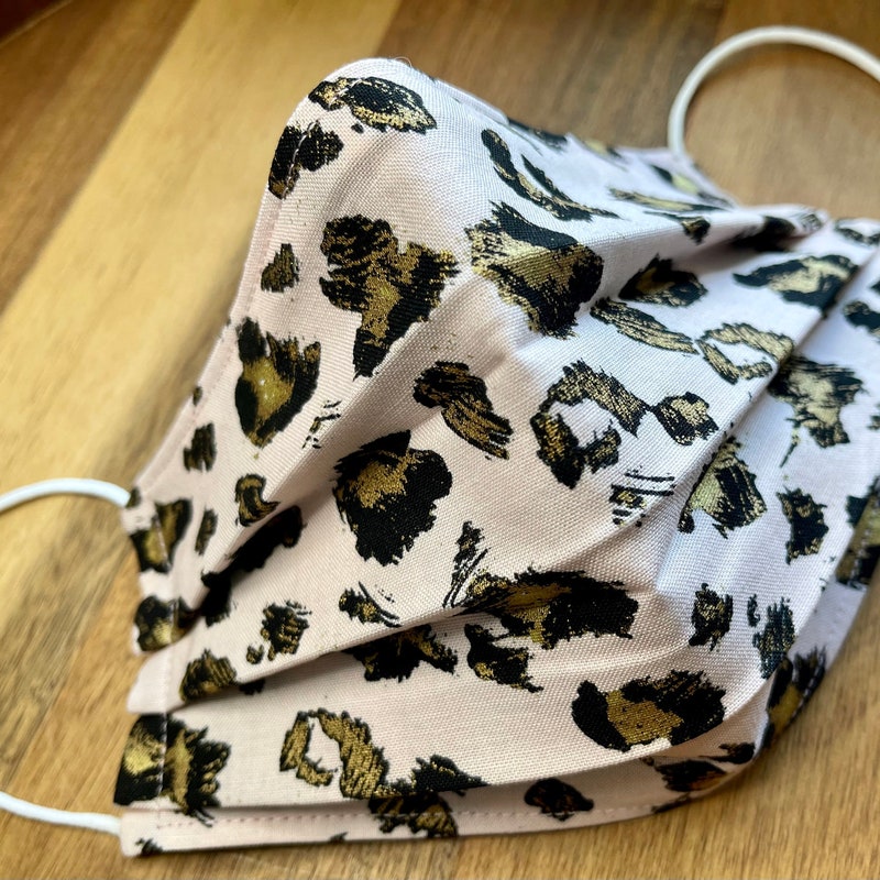 Cheetah Face Mask - Etsy