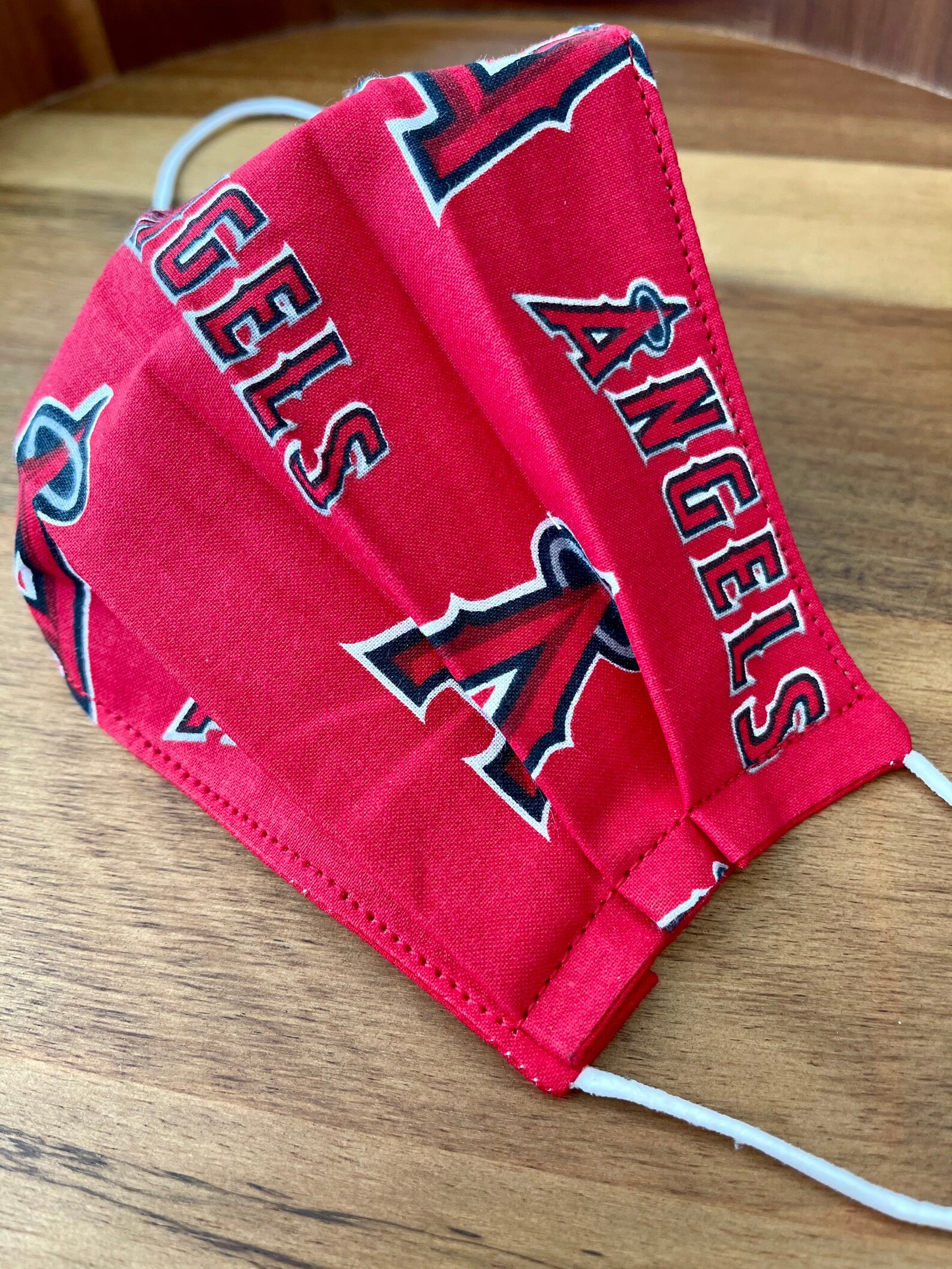 Los Angeles Angels MLB Baseball Pleated Face Mask Washable - Etsy